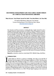 Multimedia Development Life Cycle (MDLC)-Based Design of A Virtual Tour ...